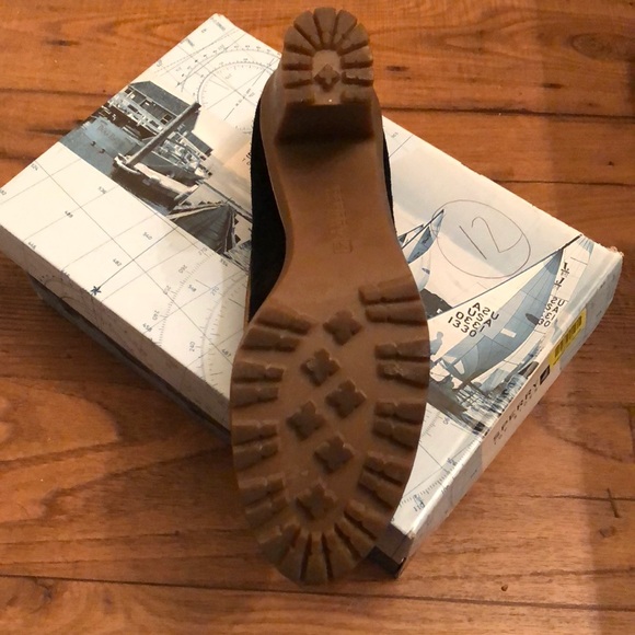Sperry | Shoes | Sperry Brushed Leather Penny Loafer Heels | Poshmark